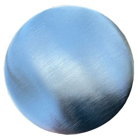 Brass Round External Door Knob Silver Finish