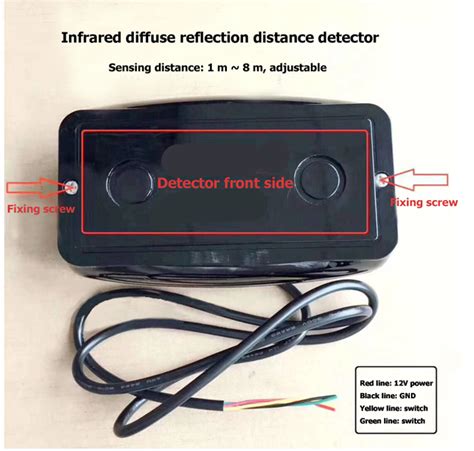Ground Sense Vehicle Detector No Wiring Anti Smash Wave Radar Range Detection Infrared Wireless