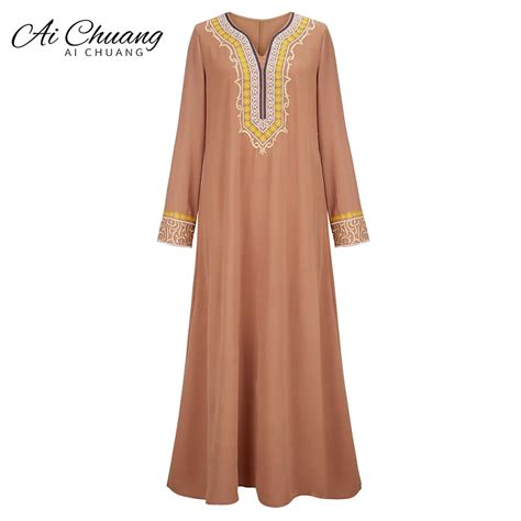 여성용 라마단 레드 카프탄 아바야 사우디 아라비아 두바이 터키 이슬람 파키스탄 무슬림 긴 드레스 Aliexpress