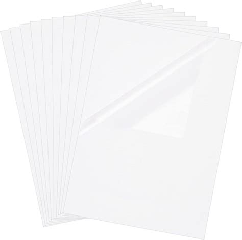 18sheets A4 Self Adhesive Laminating Sheets 11 8x8 4 Waterproof Leather Textured Self Sealing