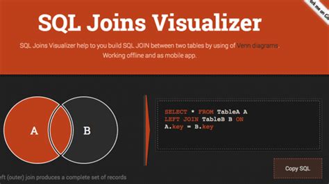 Sqlのジョインを可視化してくれる「sql Joins Visualizer」 ソフトアンテナブログ