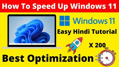 How To Speedup Windows 11 Performance [best Optimization Settings] How To Fix Slow Laptop