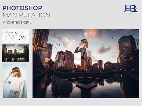 Photoshop Manipulation Architect Girl By Harmeet Singh Creative Graphic Designer On Dribbble