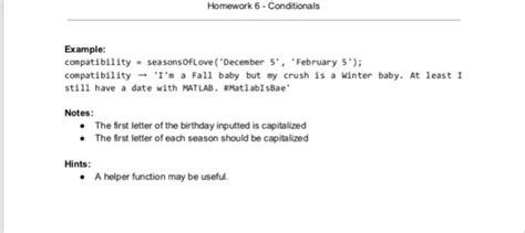 Solved Function Name Seasonsof Love Inputs Char Your