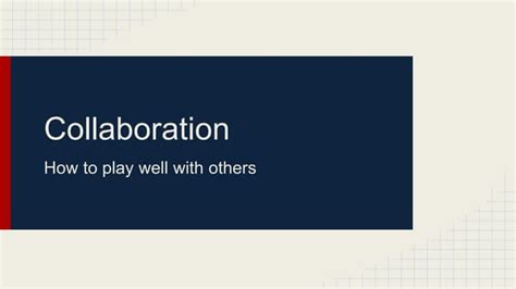 Video Game Collaboration Ppt