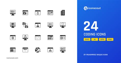 Coding Icon Pack 24 Free Download Design And Development Icons Iconscout