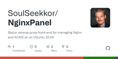 Github Soulseekkor Nginxpanel Blazor Reverse Proxy Front End For Managing Nginx And Acme Sh