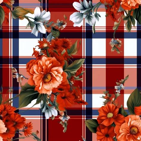 Premium Photo Gingham Print Fabric