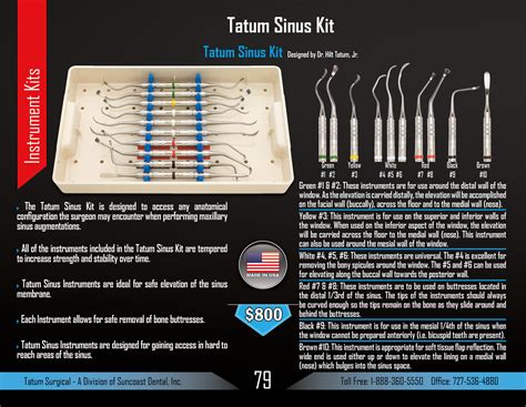 Tatum Sinus Kit Tatum Surgical