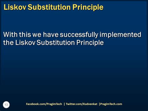 Sql Server Net And C Video Tutorial Liskov Substitution Principle