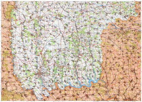 Топографическая карта Хмельницкой области Карта генштаба Хмельницкой области Ua Maps Все