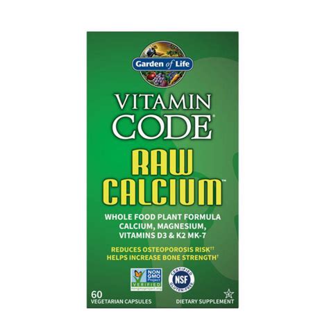 Vitamin Code Raw Calcium 60 Capules