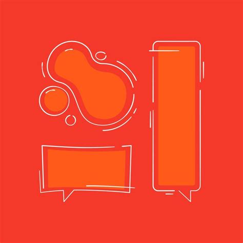 Color Speech Bubles Vector Doodle Sketch Style Drawing Vector Illustration Premium Vector