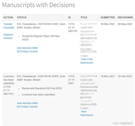 Ieee Transactions On Intelligent Transportation Systems投稿经验分享 Csdn博客