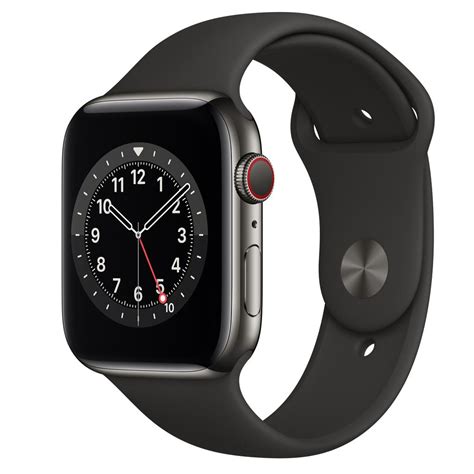 Apple Watch Series 6 (2020) GPS + Cellular 44 mm - Stainless steel ...