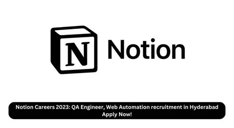 Notion Careers Qa Engineer Web Automation Recruitment In