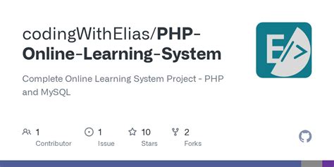 Github Codingwitheliasphp Online Learning System Complete Online Learning System Project