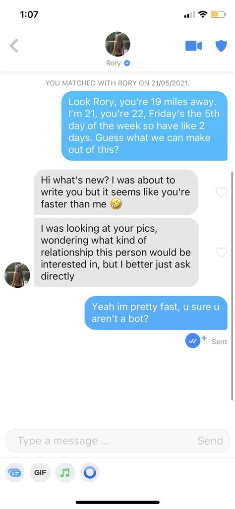 Set Up A Perfect 69 Joke And It Got Ignored Tinder