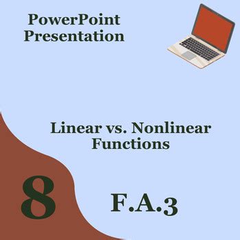 Linear Vs Nonlinear Functions PowerPoint F A By TheBrightestKid