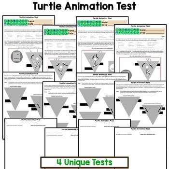 Python Turtle Animation Editable Test Resource Package By Computer Corner