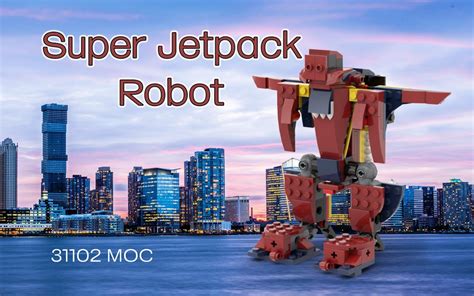 Lego Moc Super Jetpack Robot By Aresbuilds Rebrickable Build With Lego