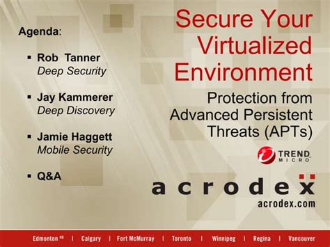 Secure Your Virtualized Environment Protection From Advanced Persistent Threats Apts Pptx