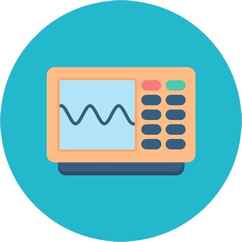 Premium Vector Oscilloscope Vector Illustration Style