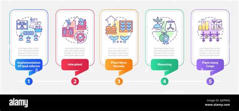 Increasing Farming Productivity Rectangle Infographic Template Stock