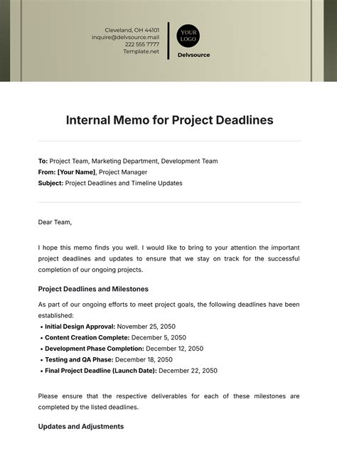 Project Memo Template 18 Printable Executive Memo Template Forms