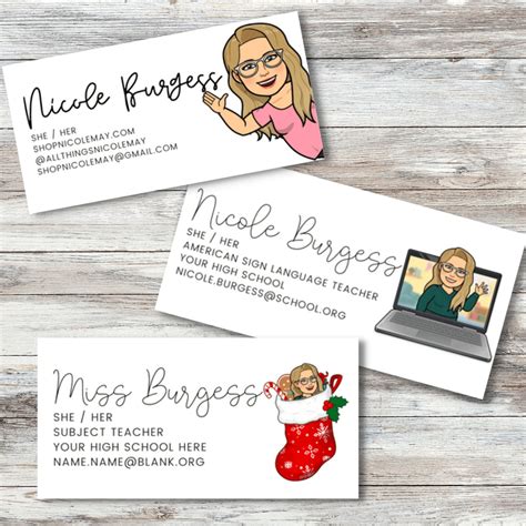 Bitmoji Email Signature Template Customizable Email Signature Downloadable Canva Template Etsy