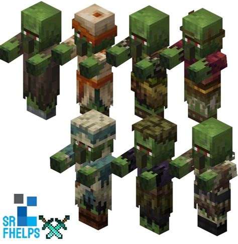 Minecraft Zombie Villager Zombie Villagers In Armor Rminecraft