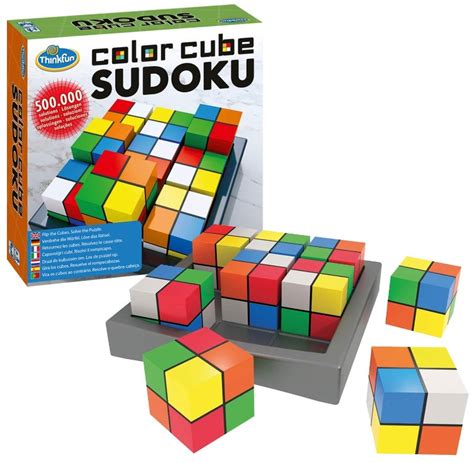 THINKFUN COLOUR CUBE SUDOKU Games World