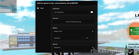 vehicle simulator keybinds speed scripts rbxscript
