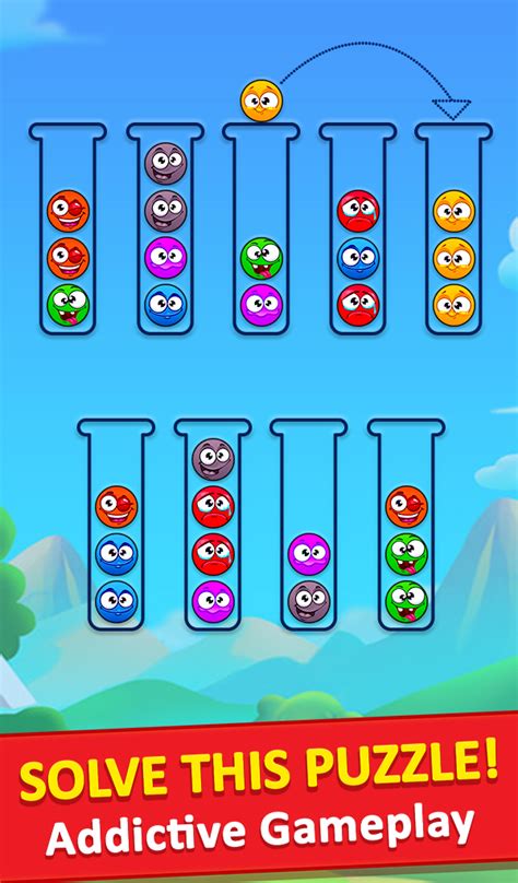 Ball Sort Puzzle Bubble Sort Color Puzzle Game App On Amazon Appstore