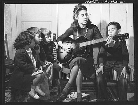 Albuquerque New Mexico Spanish American Girl Singing Folk Songs To