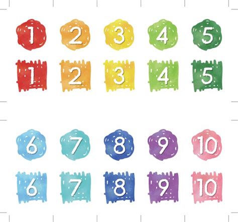 かわいいクローク札（番号札）素材 無料イラスト素材｜素材ラボ