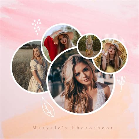 Circular Photo Collage Frame At Dale Armour Blog