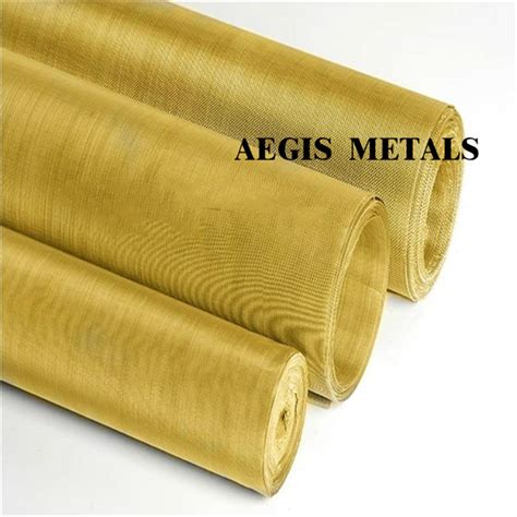 100 110 Mesh Brass Woven Wire Mesh For Vapor Liquid Filtering Brass Mesh For Vapor Liquid