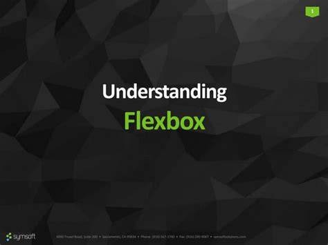 Exploring Flexbox Ppt