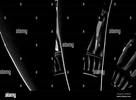 Modern Turbofan Engine Close Up Of Turbojet Of Aircraft On Black Background Blades Of The