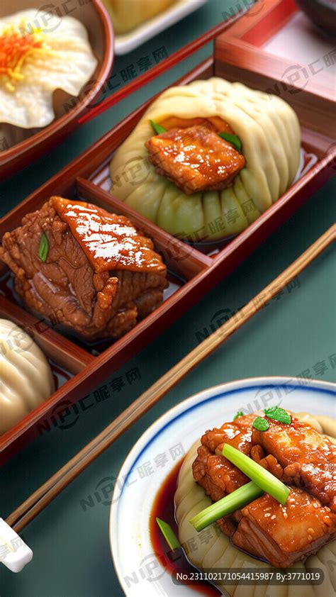 Ai创作图校园美食 昵图网