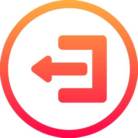 Logout Generic Gradient Fill Icon