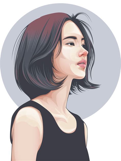 53 Vector Portrait Ideas Vector Portrait Vector Portrait