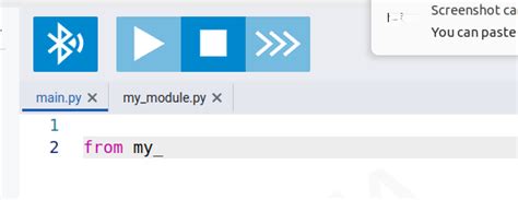 [bug] available modules not suggested in auto import · issue 759 · pybricks support · github