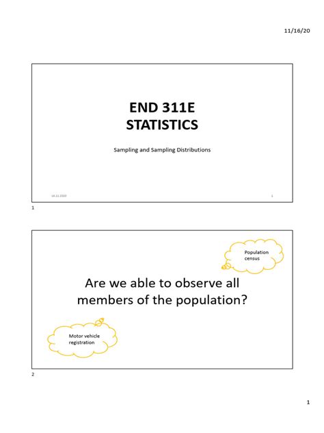 4 sampling distributions pdf standard error bias of an estimator