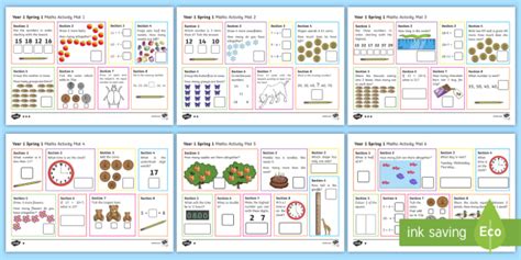 Year 1 Spring 1 Maths Activity Mats Year 1 Maths Activity
