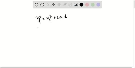 Solveddisplacement If You Were Given Initial And Final Velocities And The Constant Acceleration