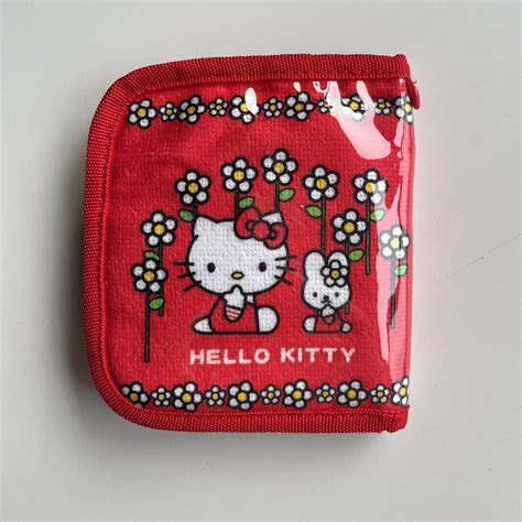 Repop Hello Kitty Red And White Wallet 55” W X 6” Depop