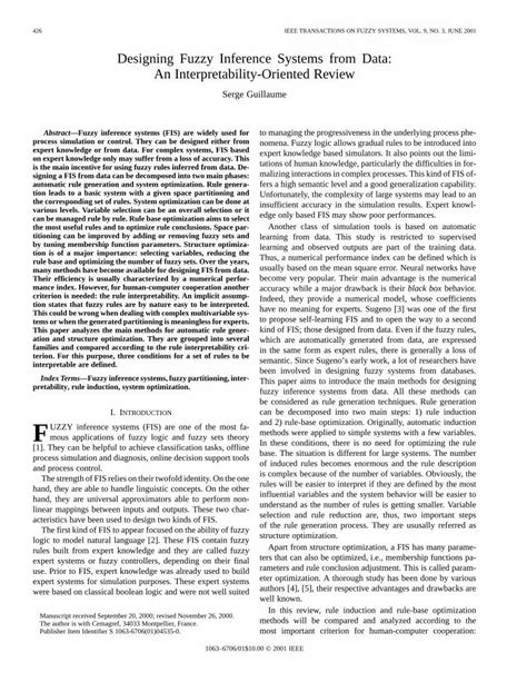 pdf designing fuzzy inference systems from data an interpretability