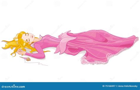 Sleeping Beauty Stock Vector Illustration Of Dreamlike 75168497